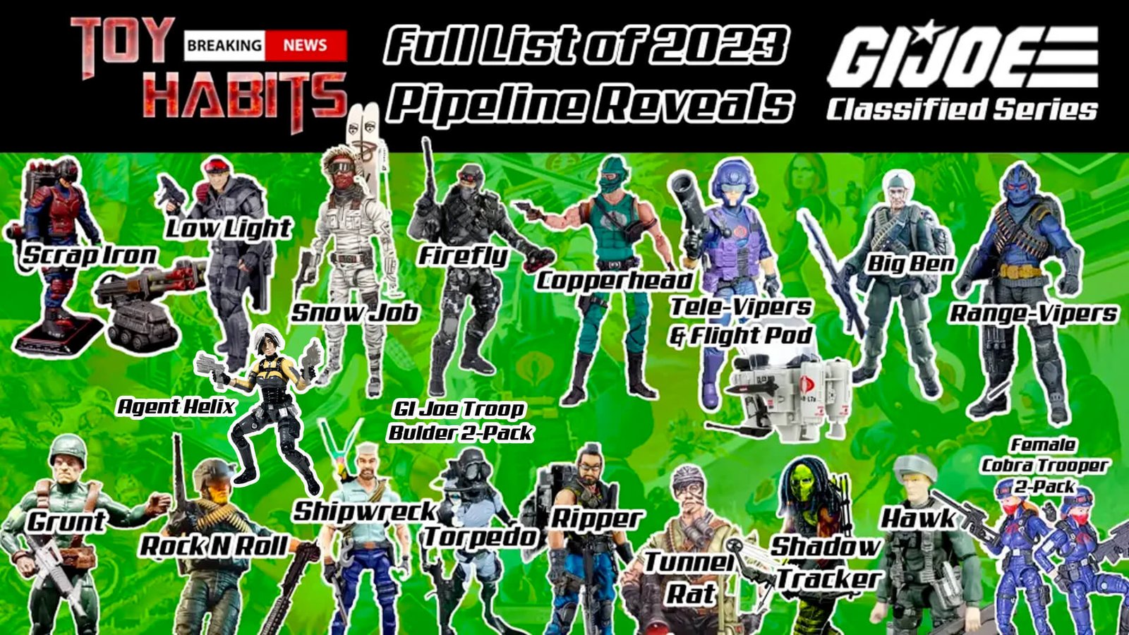 GI Joe Classified Series Feb 2023 FanStream Reveals & Preorder