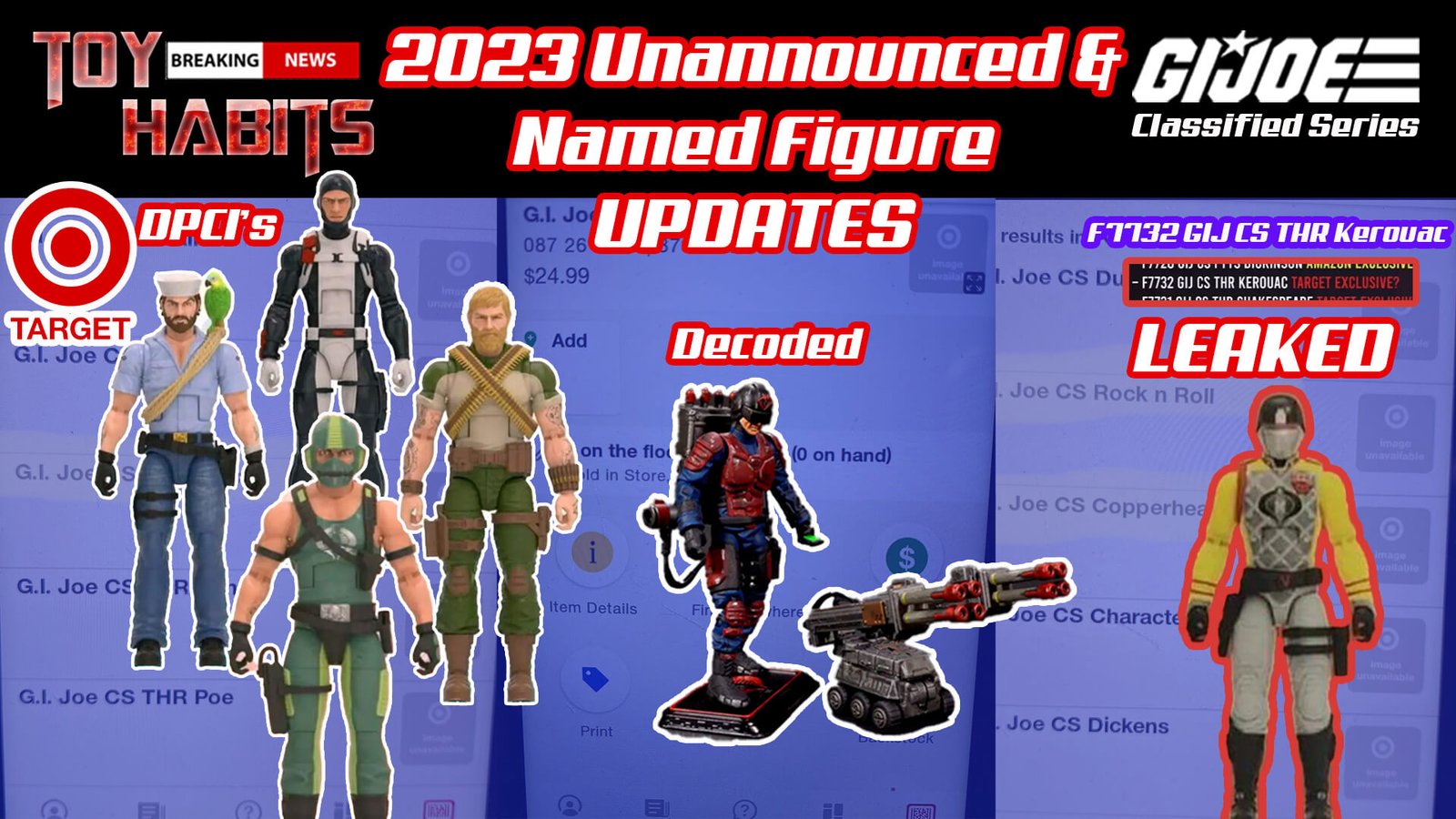 GI Joe Classified Series Feb 2023 FanStream Reveals & Preorder