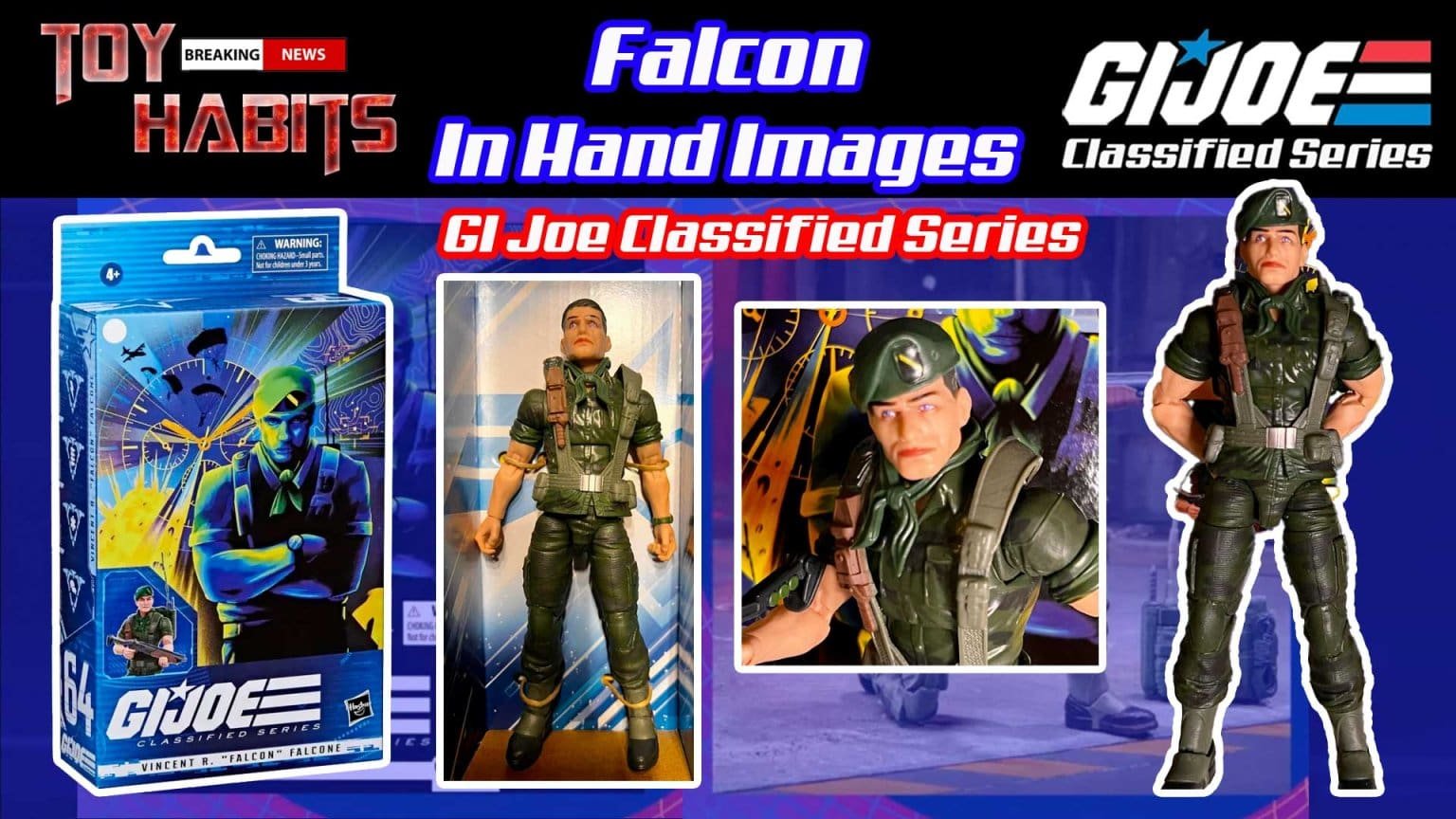 GI Joe Classified Series Falcon In Hand Images - Toy Habits