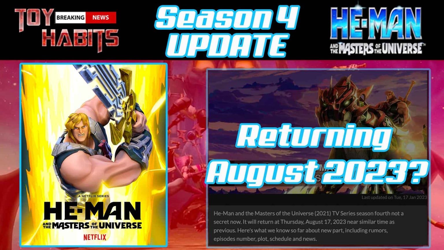 He-Man and the Masters of the Universe Netflix Animated Series Season 4 ...