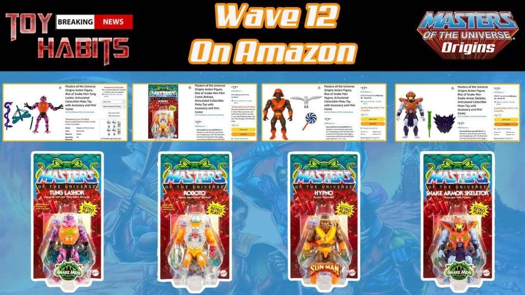 MOTU Origins Wave 12 on Amazon
