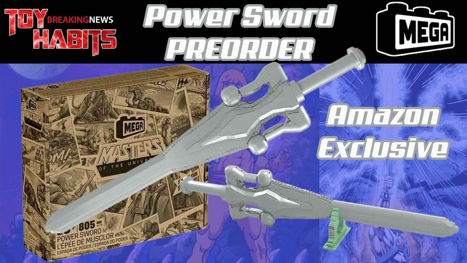 MEGA Masters of the Universe Power Sword Preorder