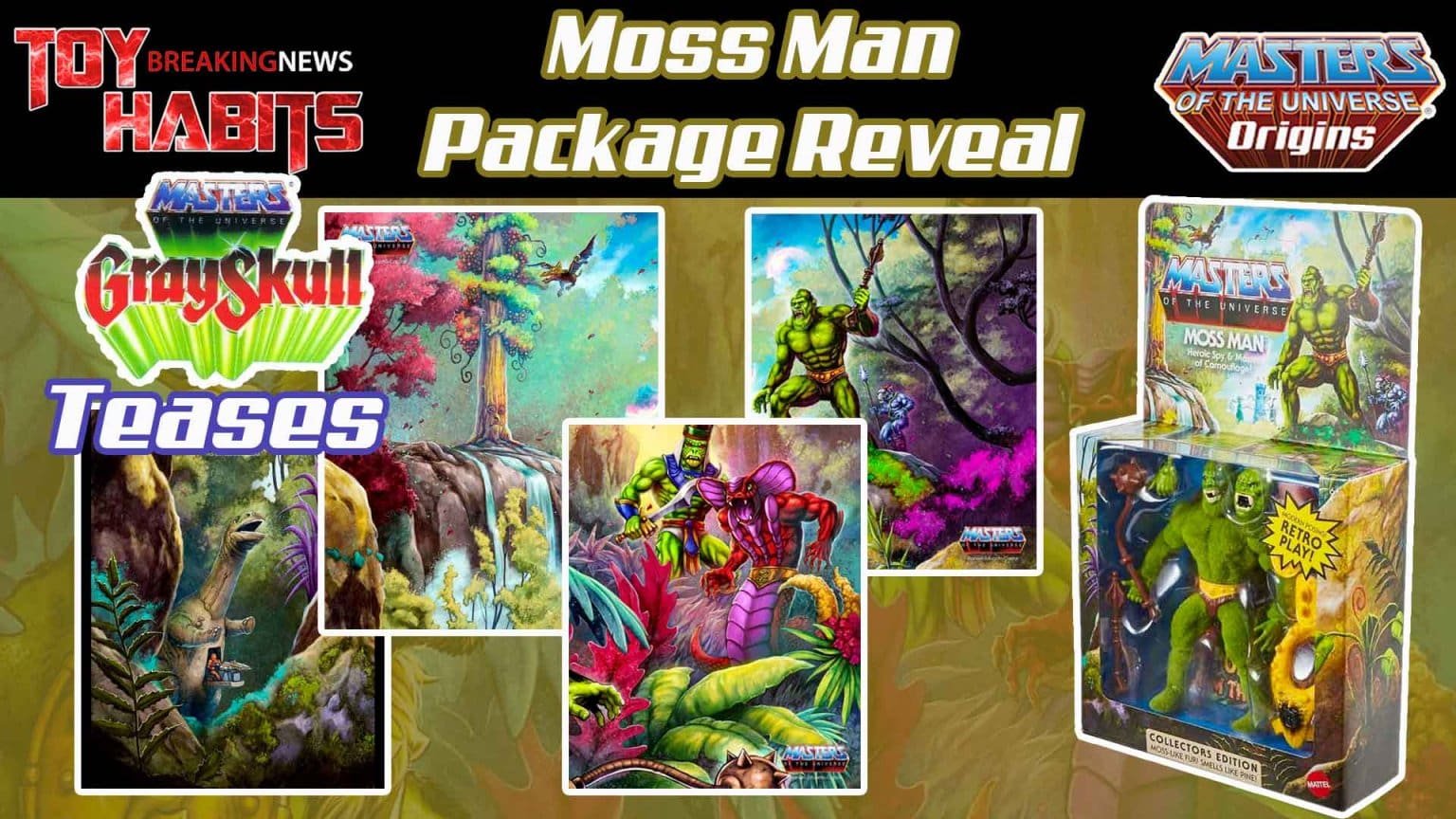 Moss Man MOTU Origins Art Reveal Teases Power of Grayskull