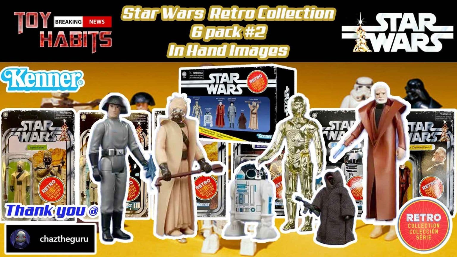 Star Wars Retro Collection 2 Multipack In Hand Images
