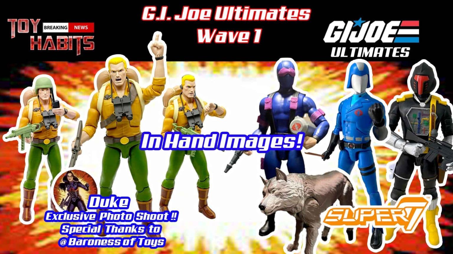 Super7 GI Joe Ultimates Wave 1 In Hand Images