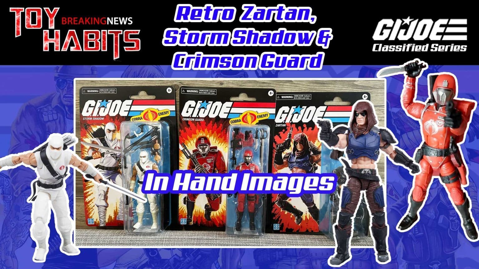 Zartan Storm Shadow Crimson Guard Retro GI Joe Classified