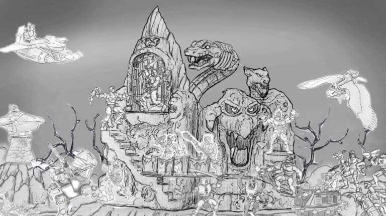 Masters of the Universe Origins Snake Mountain details revealed