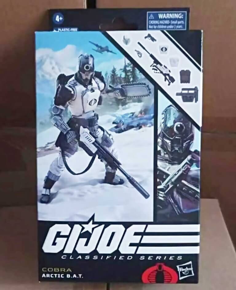 Arctic BAT GI Joe Classified Series Packaging Reveal - Toy Habits
