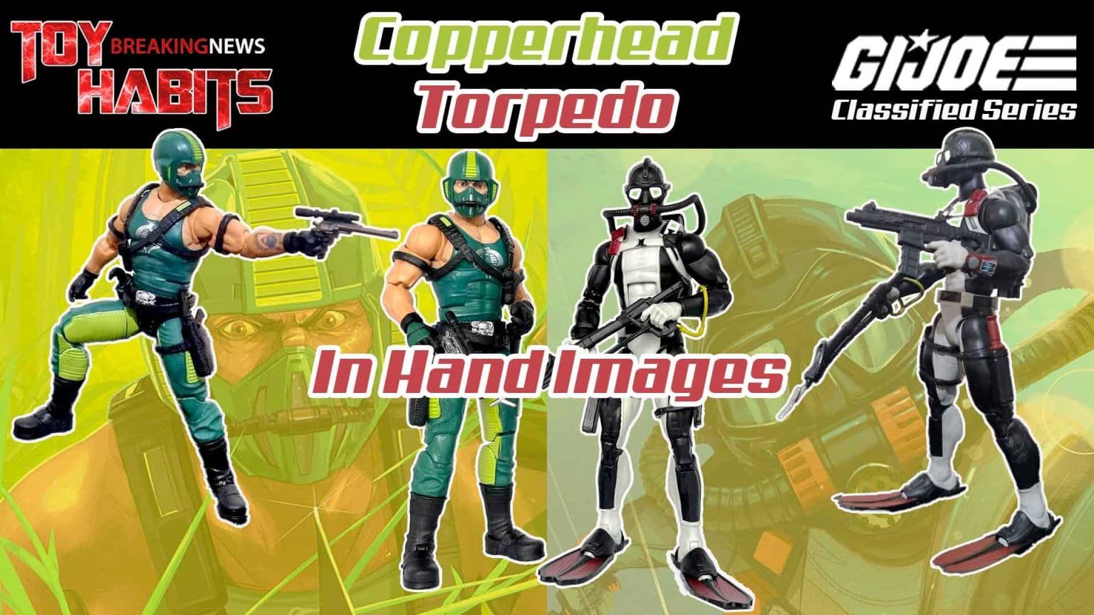 Copperhead & Torpedo GI Joe Classified Series In Hand Photos