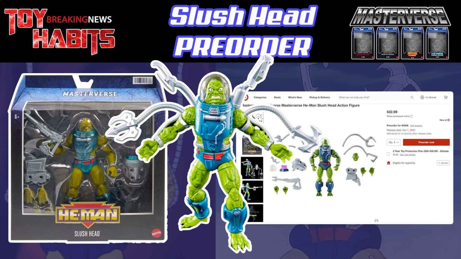 Slush Head Deluxe Masterverse Target Exclusive Preorder - Toy Habits