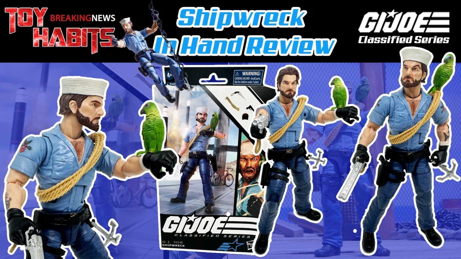 GI Joe Classified Series Shipwreck In Hand Review - Toy Habits
