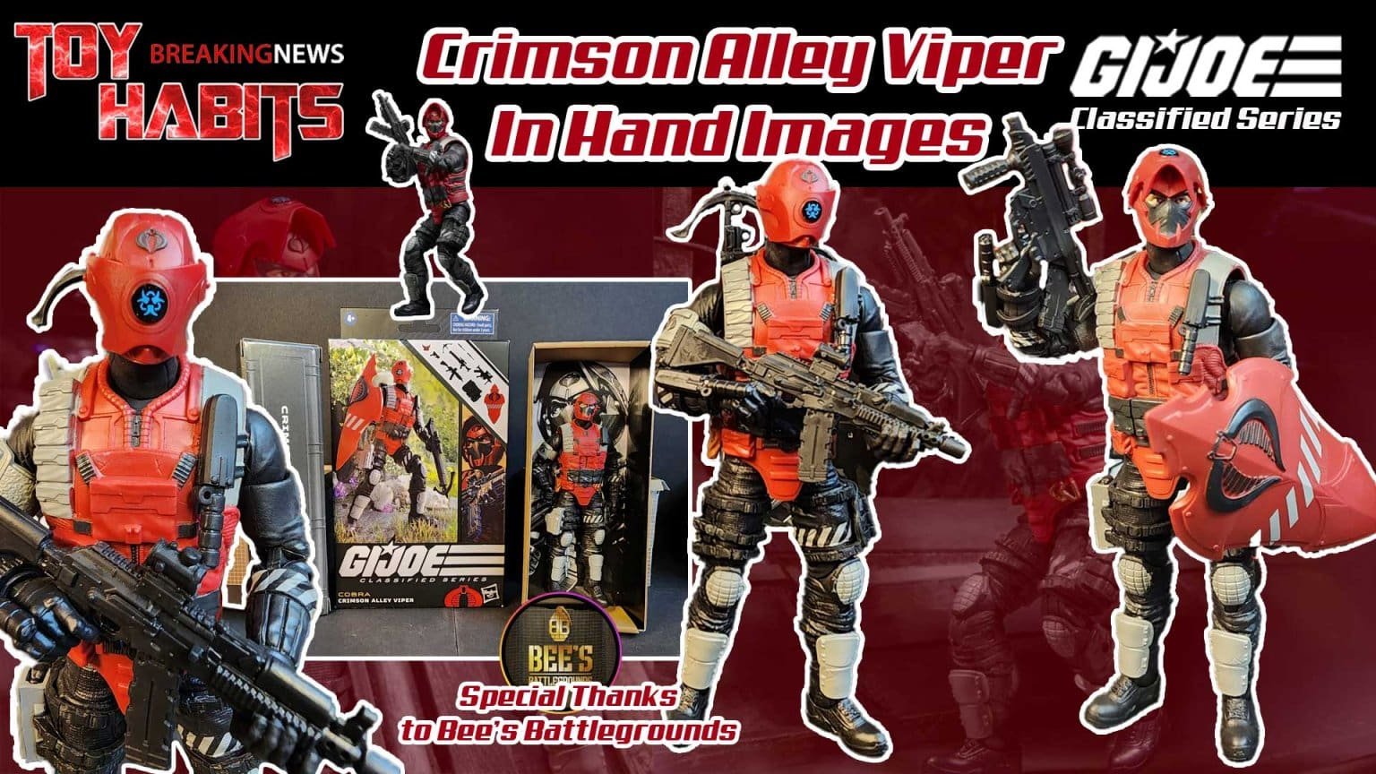 Crimson Alley Viper GI Joe Classified Series In Hand Images