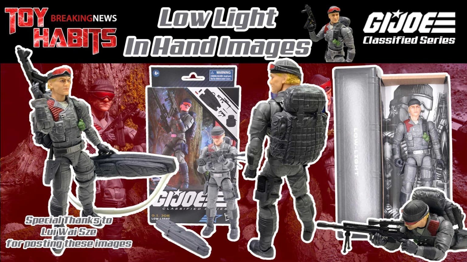 GI Joe Classified Series Low Light In Hand Images