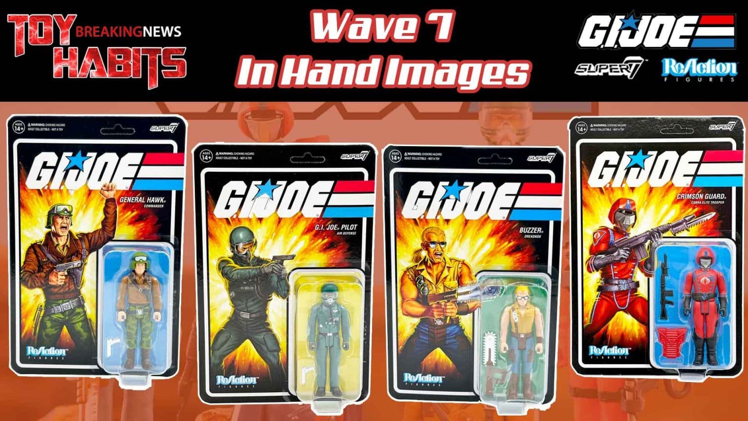 Gi Joe Super7 ReAction Figure Wave 7 In Hand Images - Toy Habits