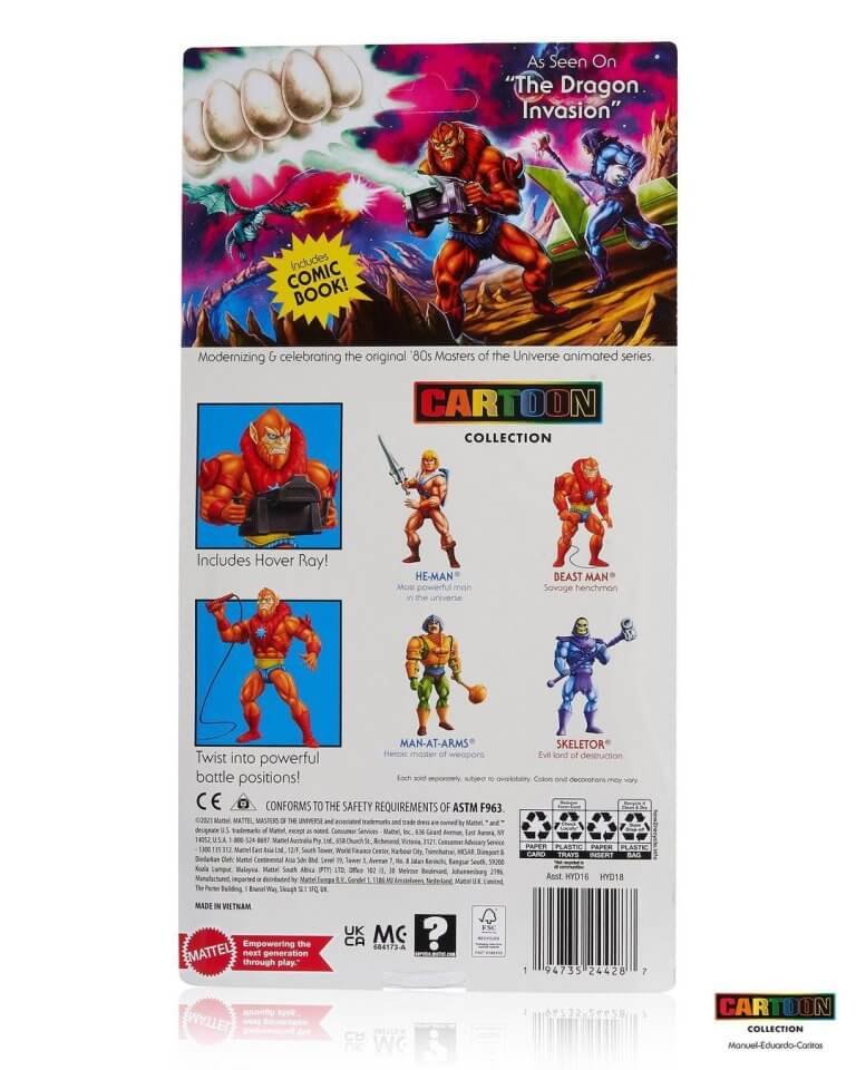 Beast Man MOTU Origins Card Art Reveal