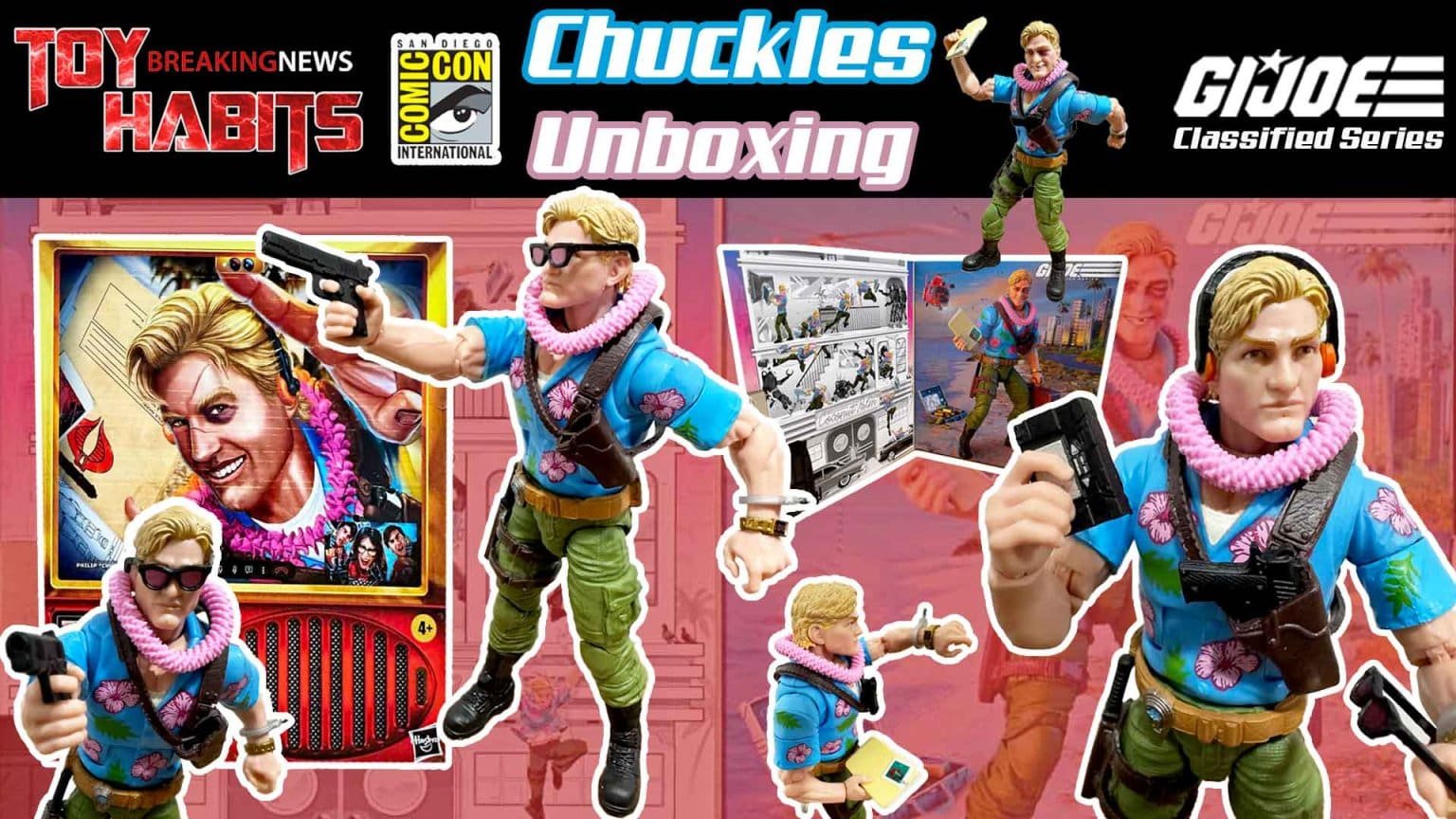 Chuckles GI Joe Classified Series SDCC 2023 Exclusive Unboxing