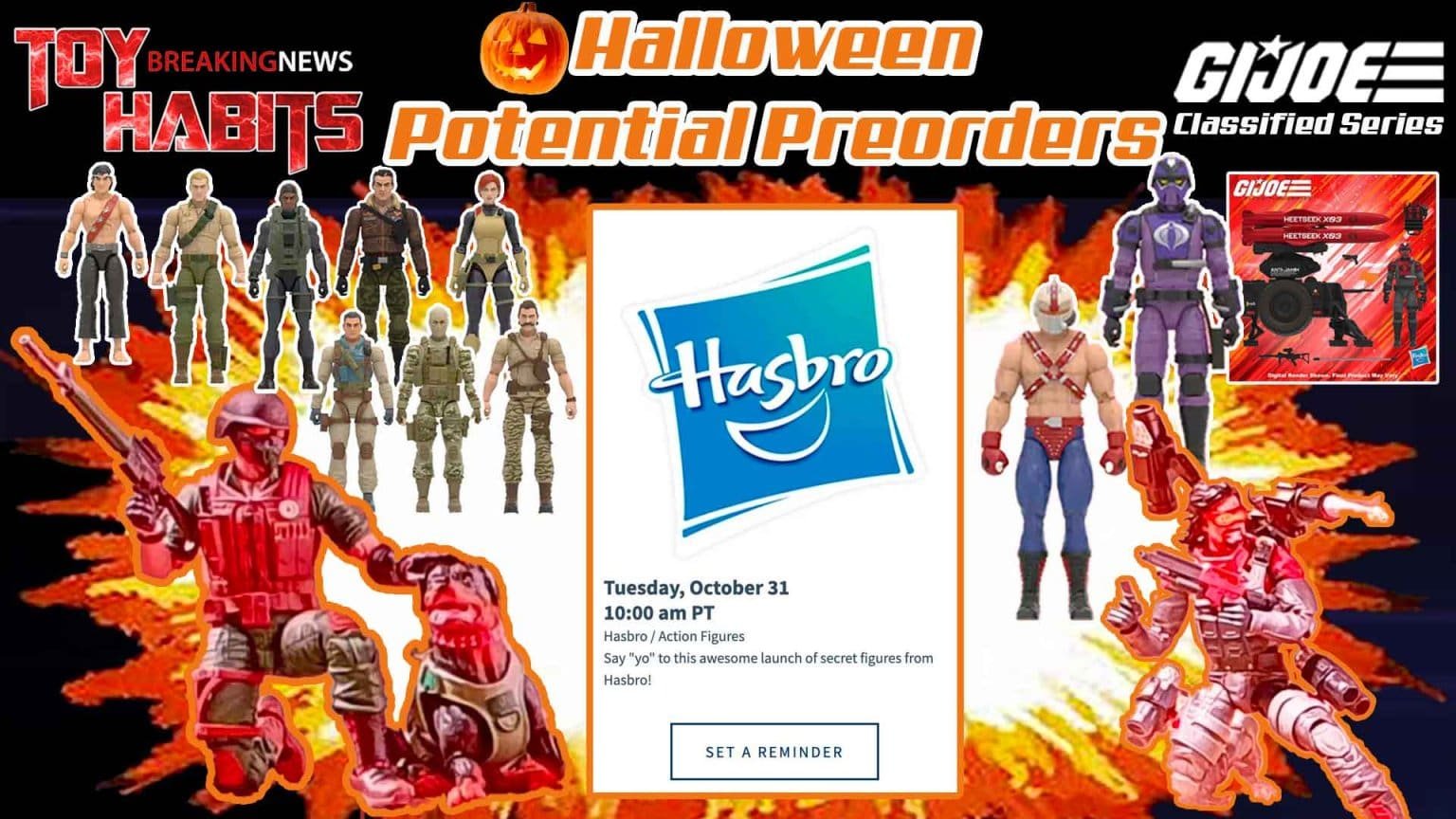 GI Joe Classified Series Preorders Dropping on Halloween 2023 - Toy Habits