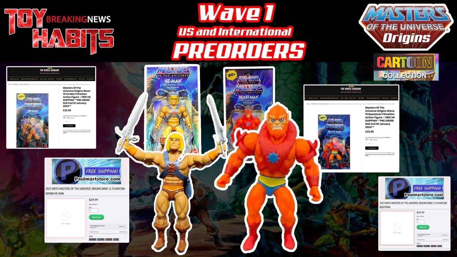MOTU Origins Cartoon Collection Wave 1 Confirmed and Preorder - Toy Habits
