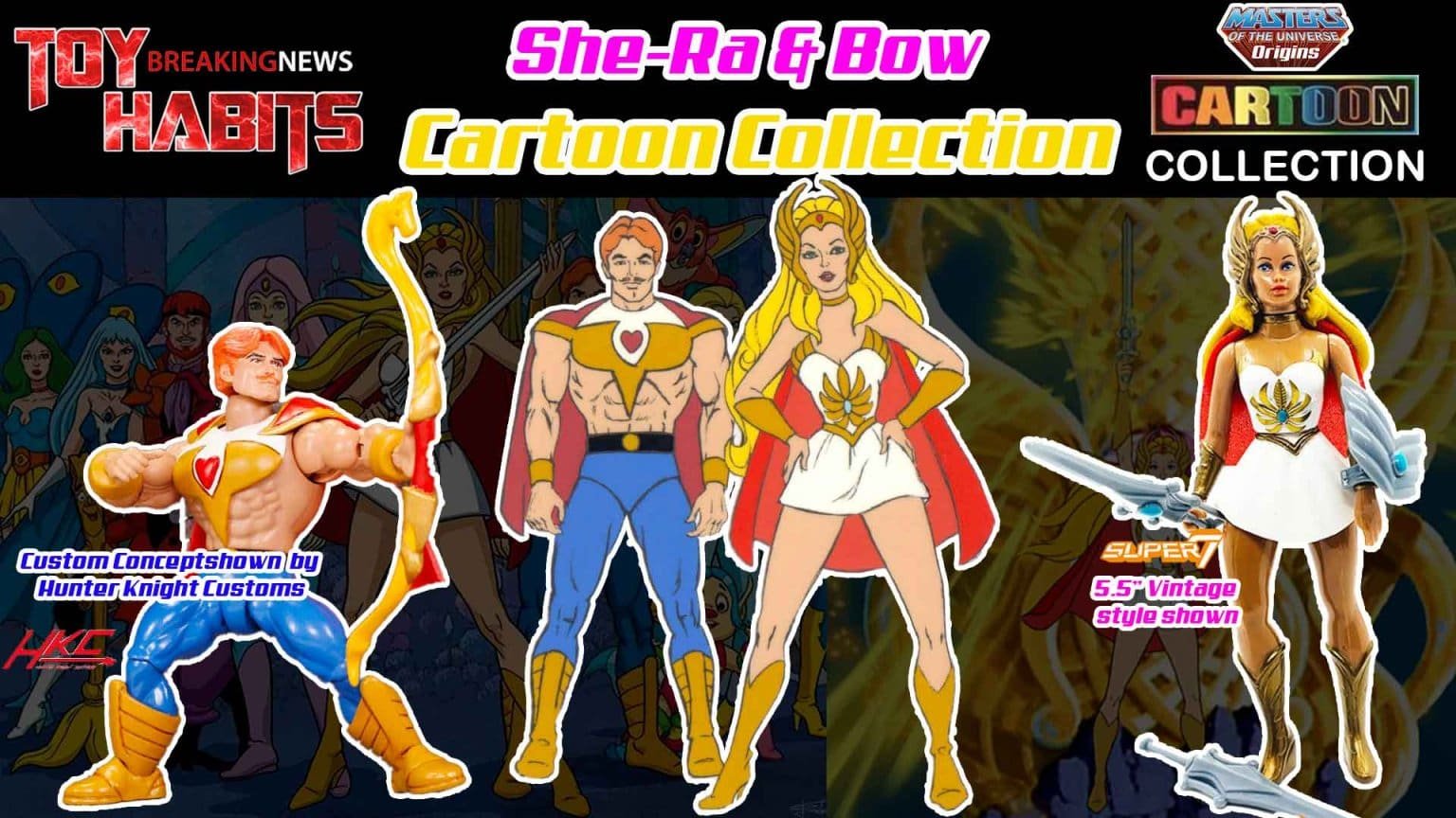 She-Ra & Bow Coming to MOTU Origins Cartoon Collection 2024