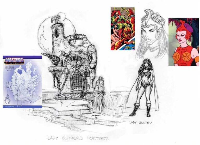 Origins of Lady Slither and the Snake Lair: Zilora MOTU Origins Cartoon ...