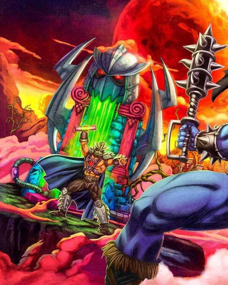 Mutated Ram Man Turtles of Grayskull Card Art Teases