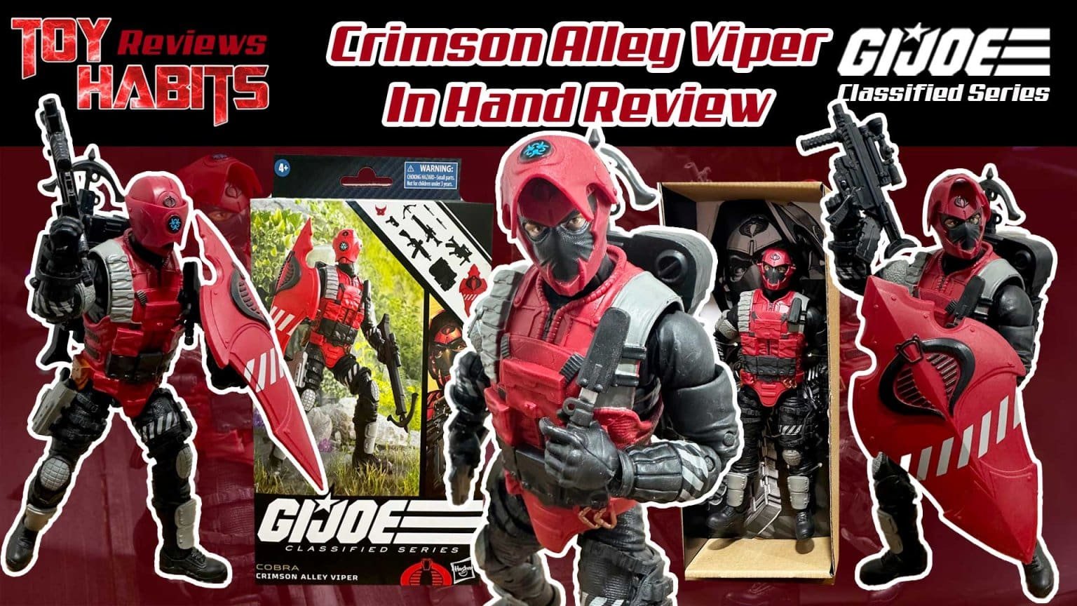 Crimson Alley Viper GI Joe Classified Series In Hand Review