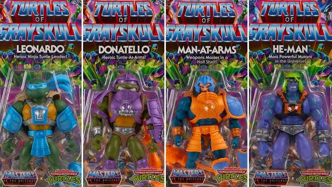 Turtles of Grayskull MOTO TMNT Crossover Wave 1 Street Date - Toy Habits