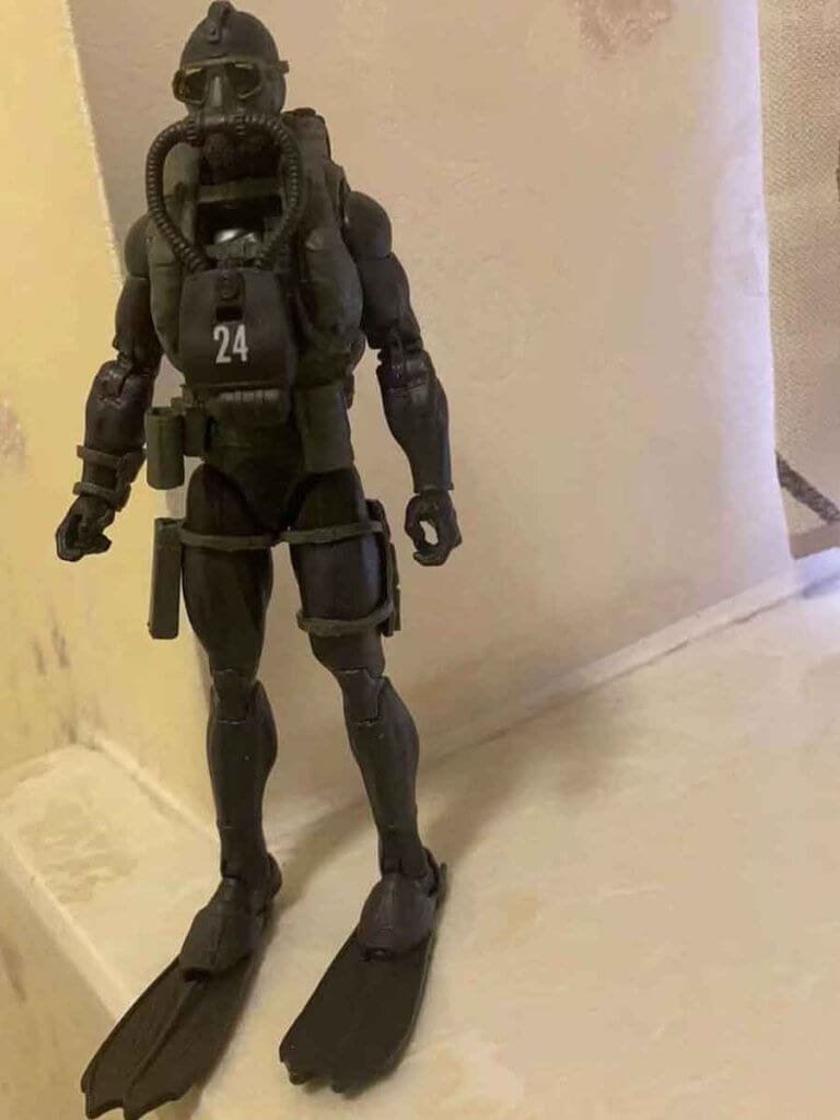 Action Sailor Recon Diver 60th Anniversary GI Joe Classified Series In ...