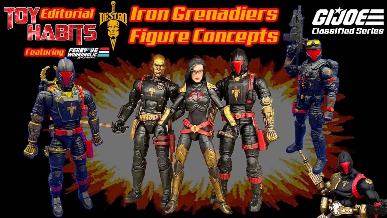 Iron Grenadiers GI Joe Classified Series Concepts - Toy Habits