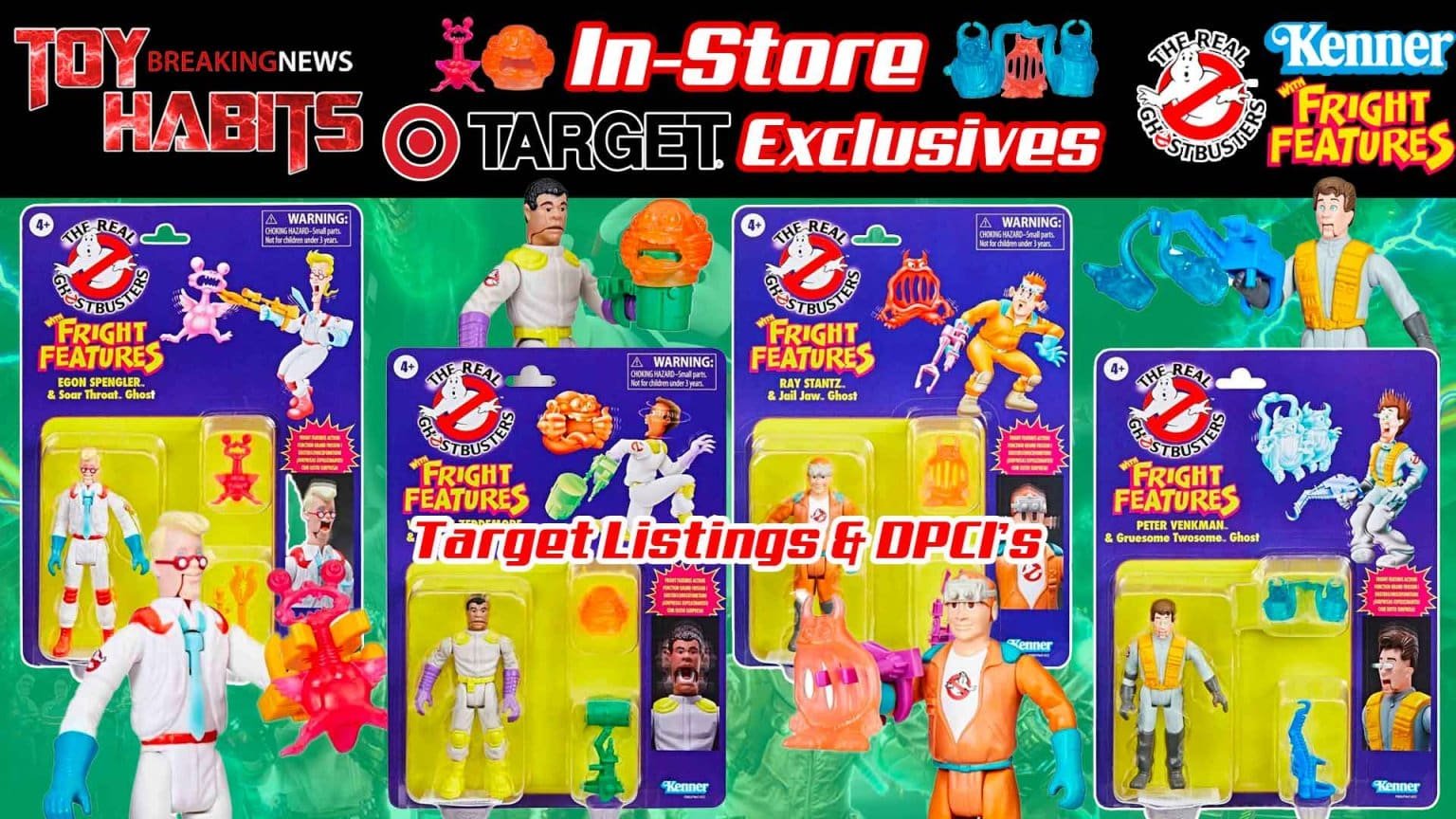 The Real Ghostbusters Fright Features Kenner Classics Target In-Store ...