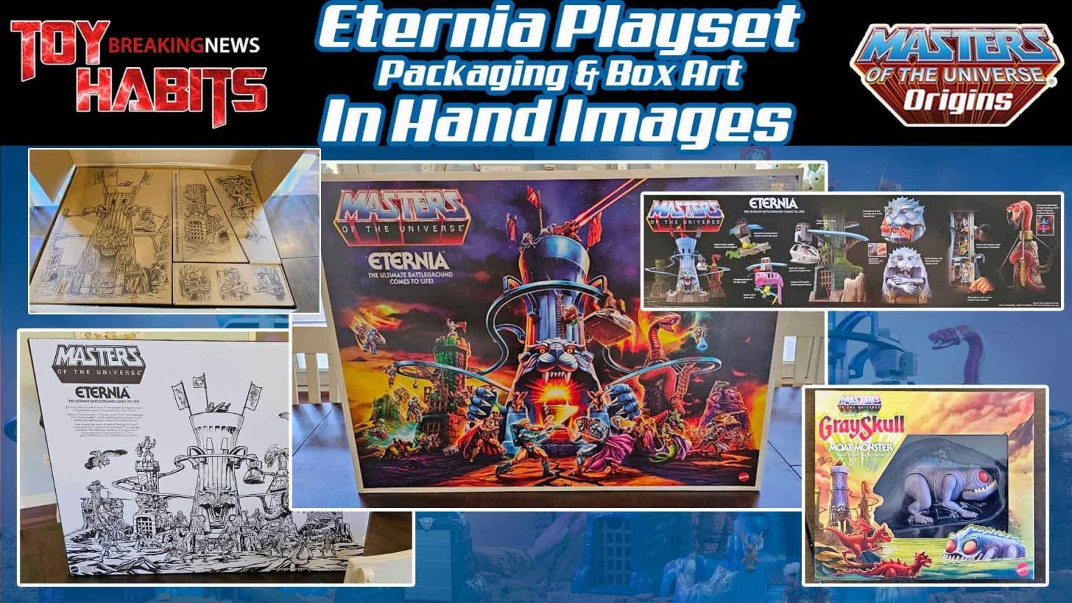 Eternia MOTU Origins Box Art & Mini Comic Images