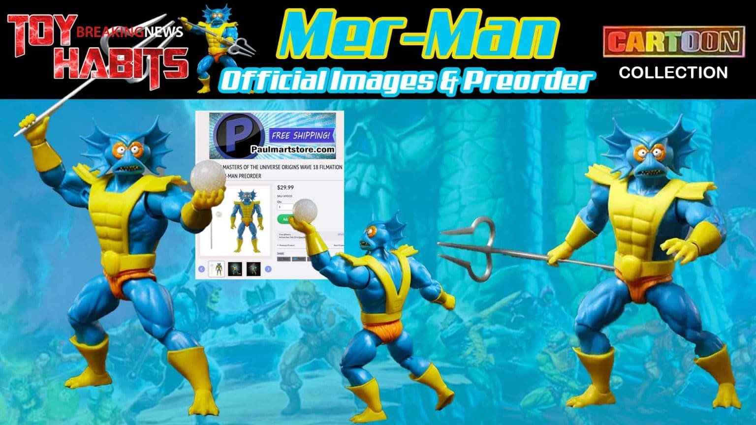 Mer-Man MOTU Origins Cartoon Collection Official Images