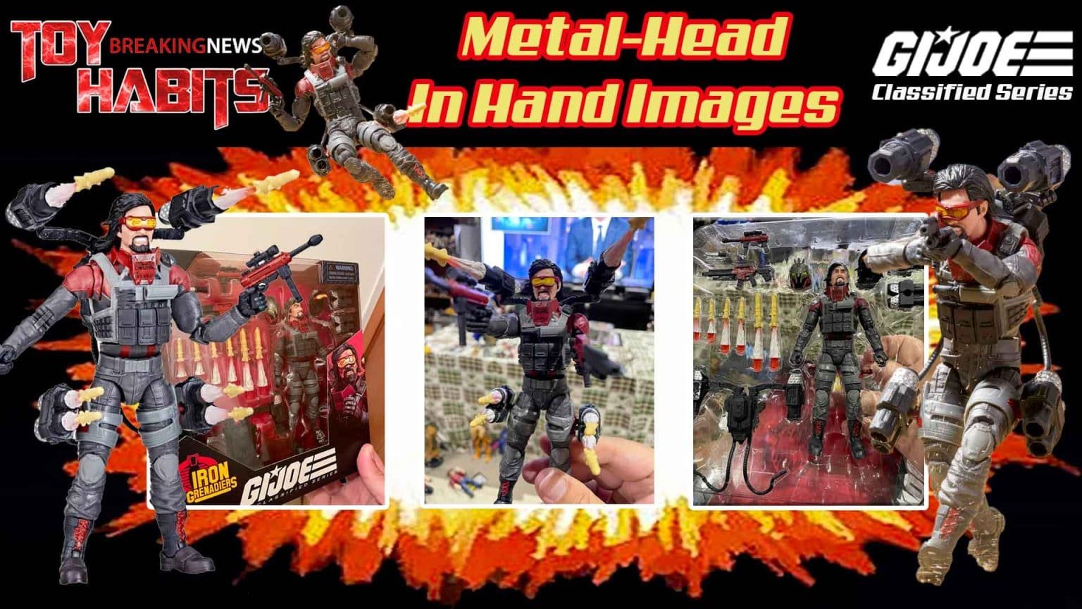Metal-Head GI Joe Classified Series In Hand Images