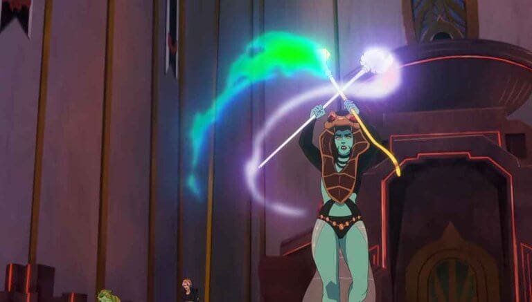 Snake Sorceress Teela Masters of the Universe Revolution Package Reveal