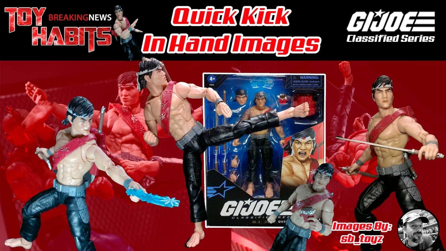 Quick Kick GI Joe Classified Series In Hand Images