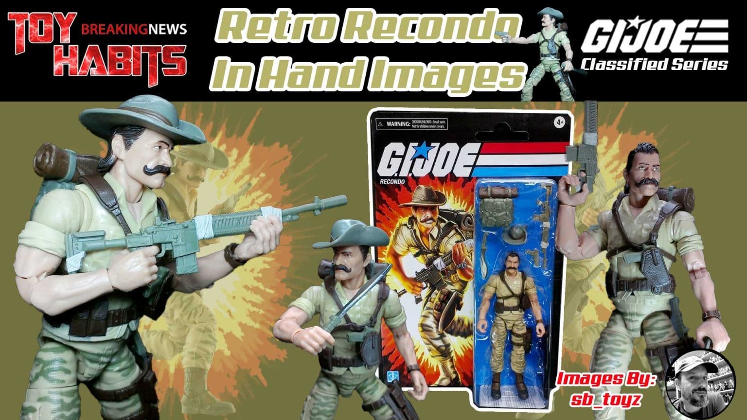 Retro Recondo GI Joe Classified Series In Hand Images