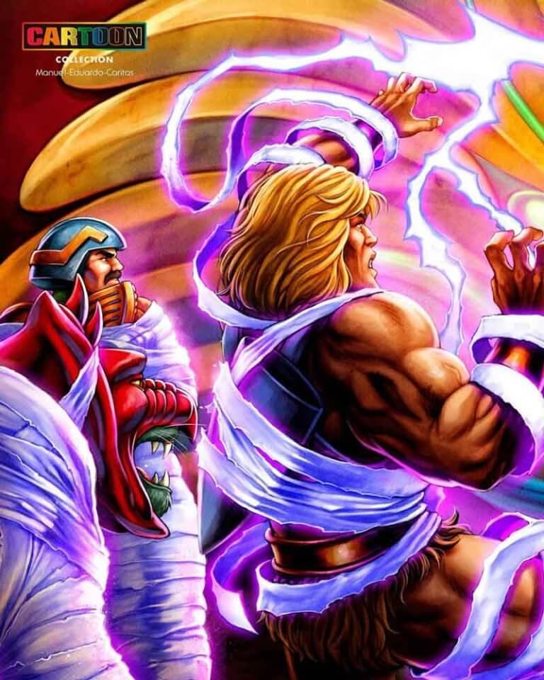 Mer-Man Cartoon Collection Card Teases Battle Cat & Shelandor