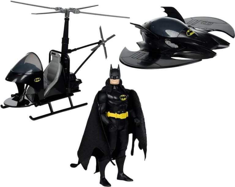 McFarlane DC Super Powers Batman Batwing Whirlybat 3pk