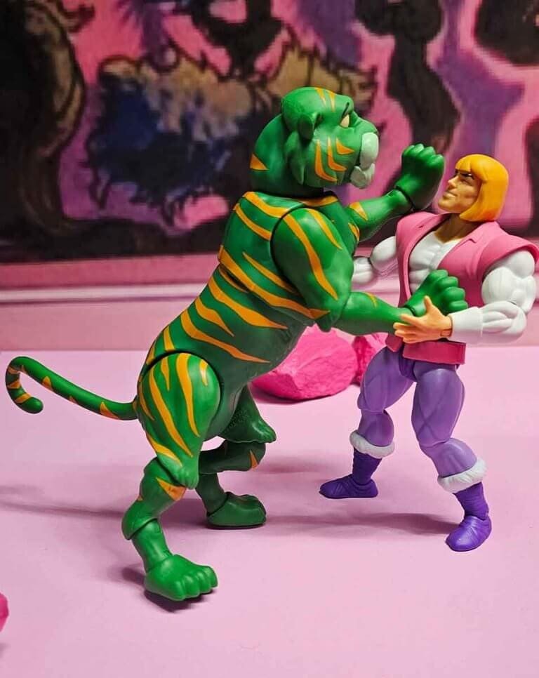 Prince Adam & Cringer MOTU Cartoon Collection In-Hand Images