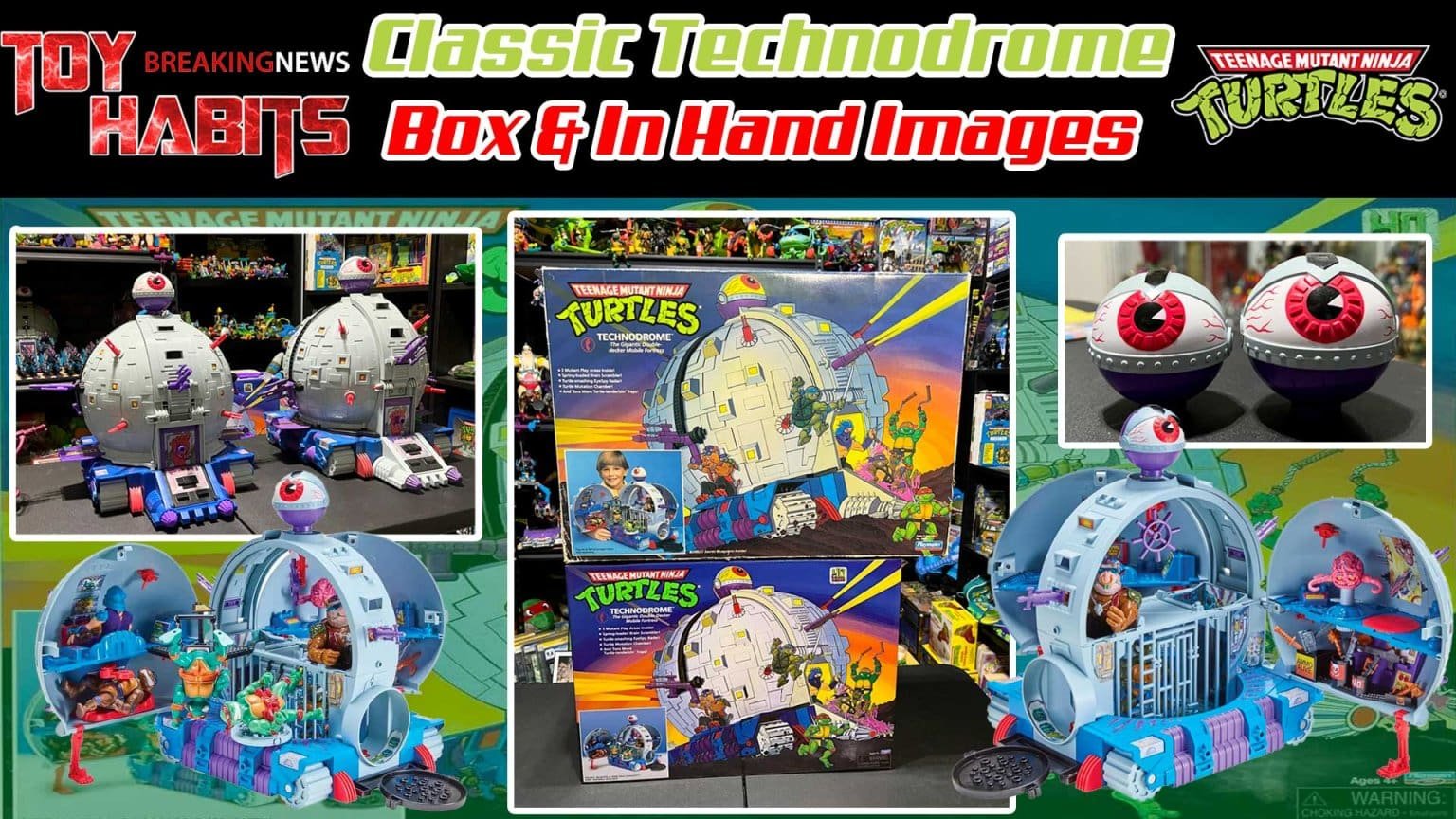 Classic Technodrome TMNT Amazon Exclusive Box and In-Hand Images - Toy ...