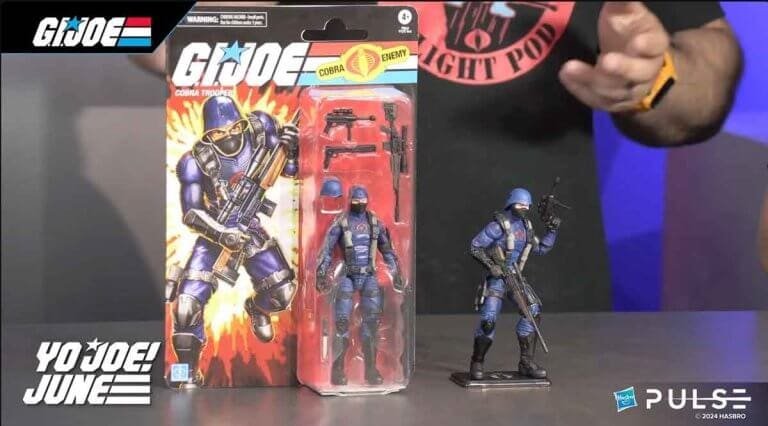 Cobra Trooper Retro GI Joe Classified Series In-Hand Images