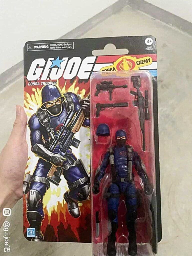 Cobra Trooper Retro GI Joe Classified Series In-Hand Images