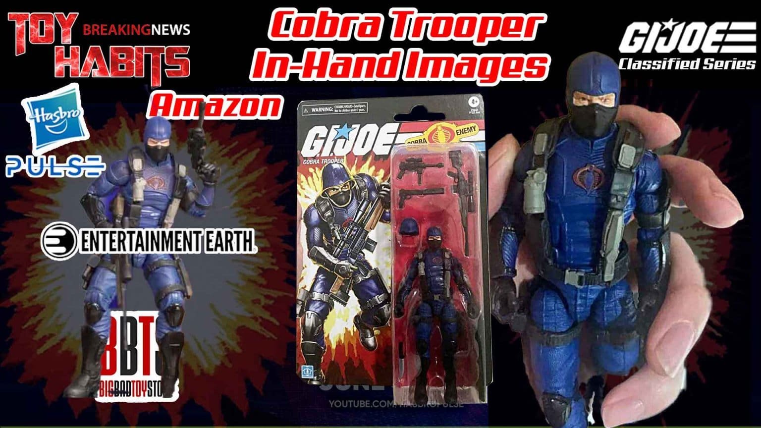 Cobra Trooper Retro GI Joe Classified Series In-Hand Images