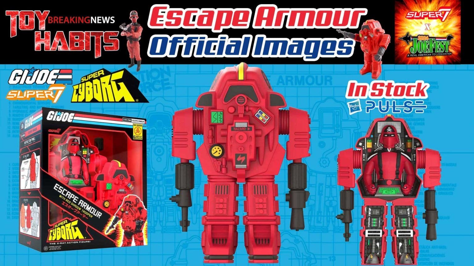 Escape Armour Super7 Super Cyborg Official Images and In Stock