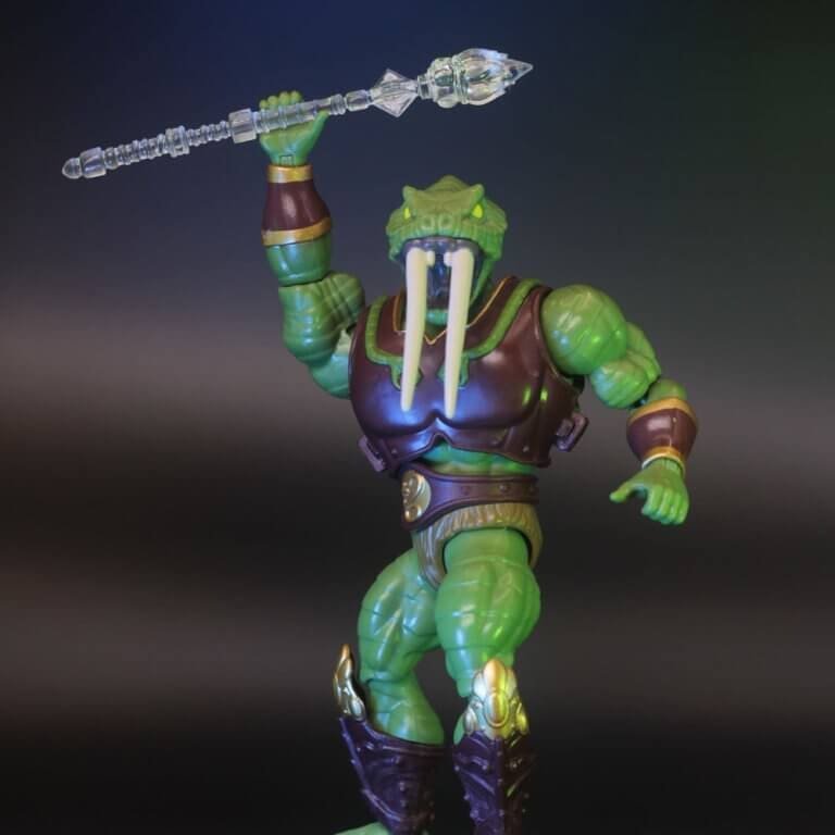 Repulsives Reptiles Snake Men Soldiers MOTU Weapons Pack - Toy Habits