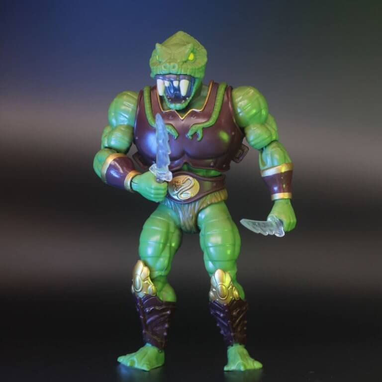 Repulsives Reptiles Snake Men Soldiers MOTU Weapons Pack - Toy Habits