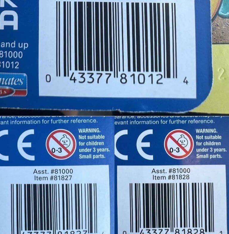 TMNT Classics Wave 3 In-Package Images & Barcodes