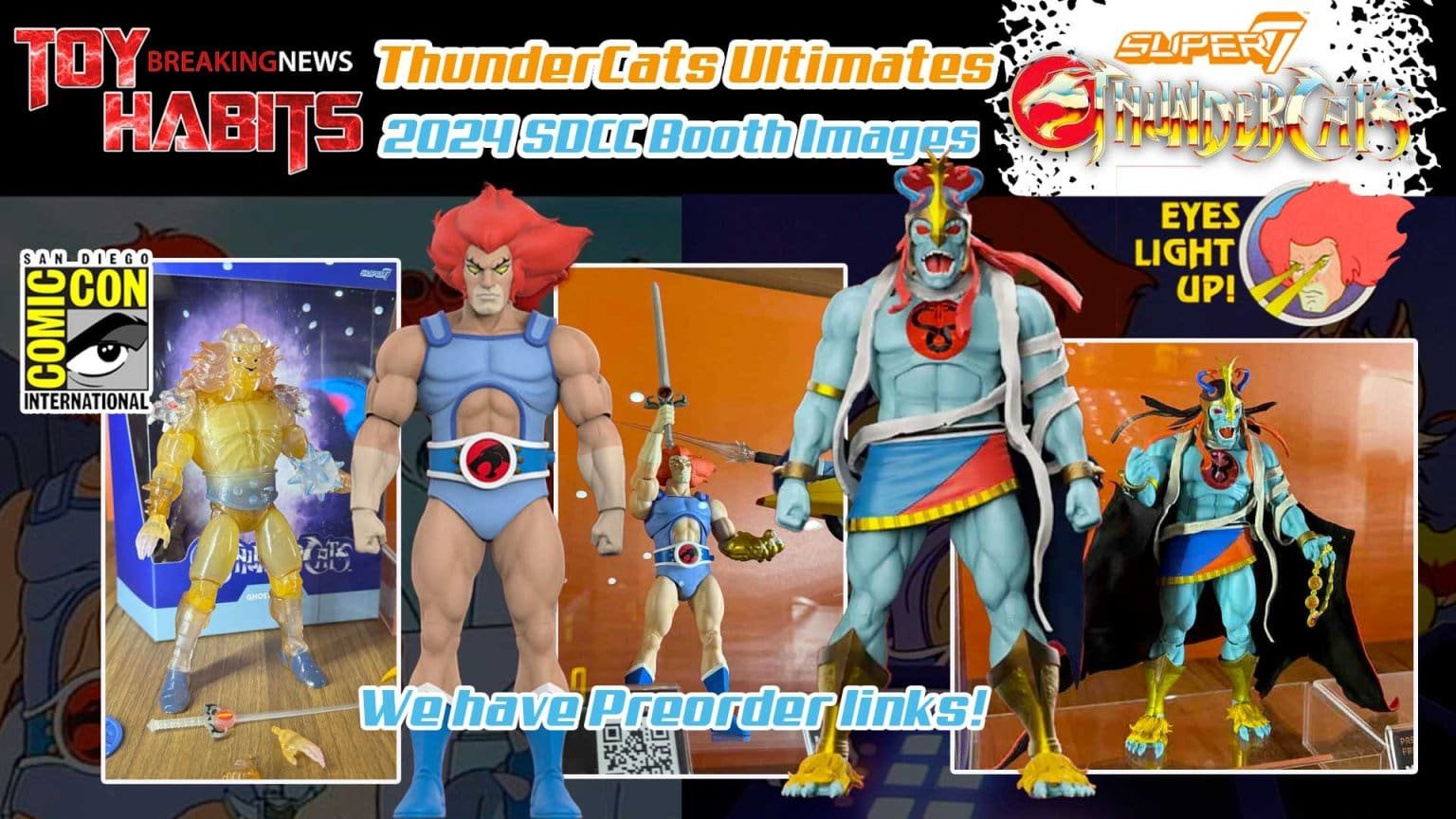 ThunderCats Ultimates SDCC 2024 Exclusives Booth Images