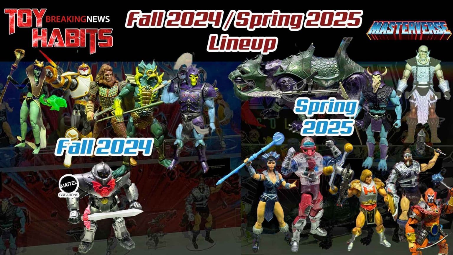 MOTU Masterverse Fall 2024 / Spring 2025 Lineup - Toy Habits