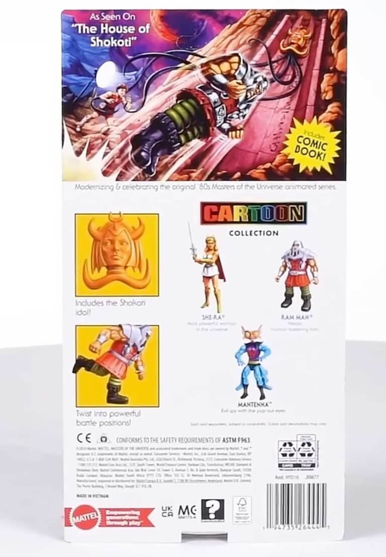 MOTU Origins Cartoon Collection Card Front Art Reveal - Toy Habits